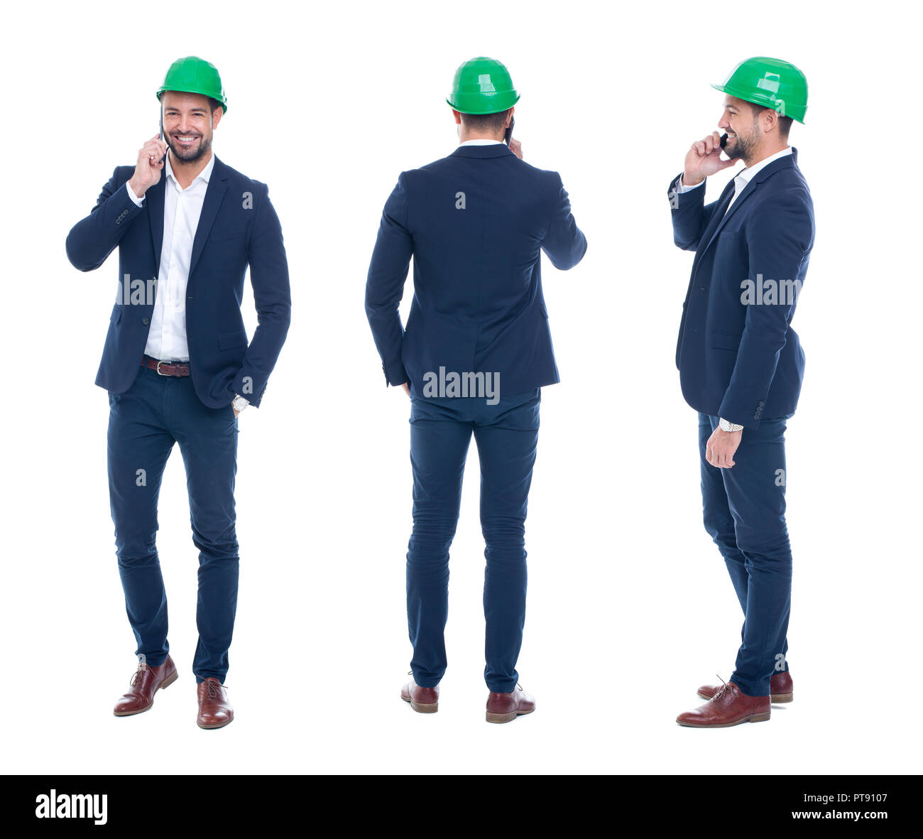 Man talking front side view Cut Out Stock Images & Pictures - Alamy