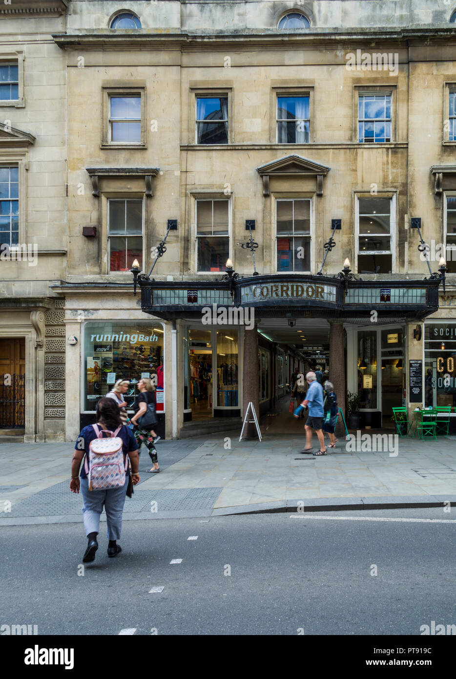 Exterior entrance to The Corridor, one of the first examples of an ...