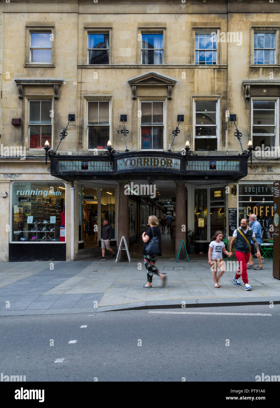 Exterior entrance to The Corridor, one of the first examples of an ...