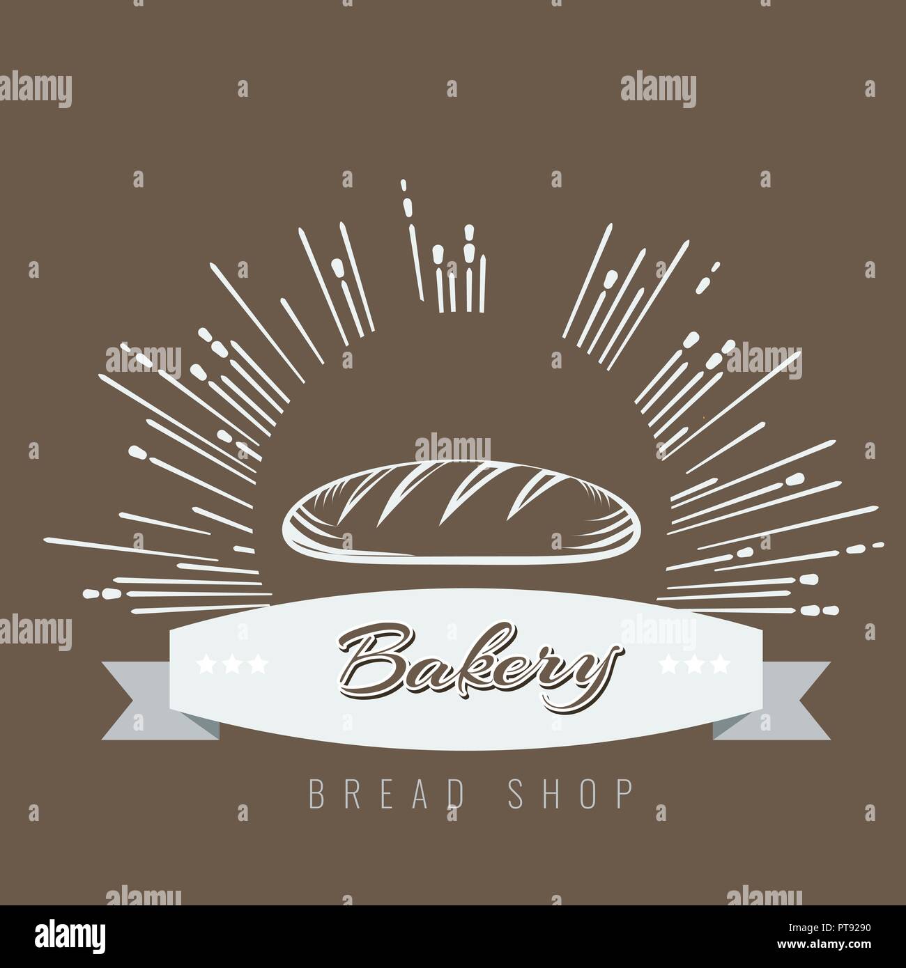 Vintage hand drawn sketch style fresh bread for bakery design. Vector ...