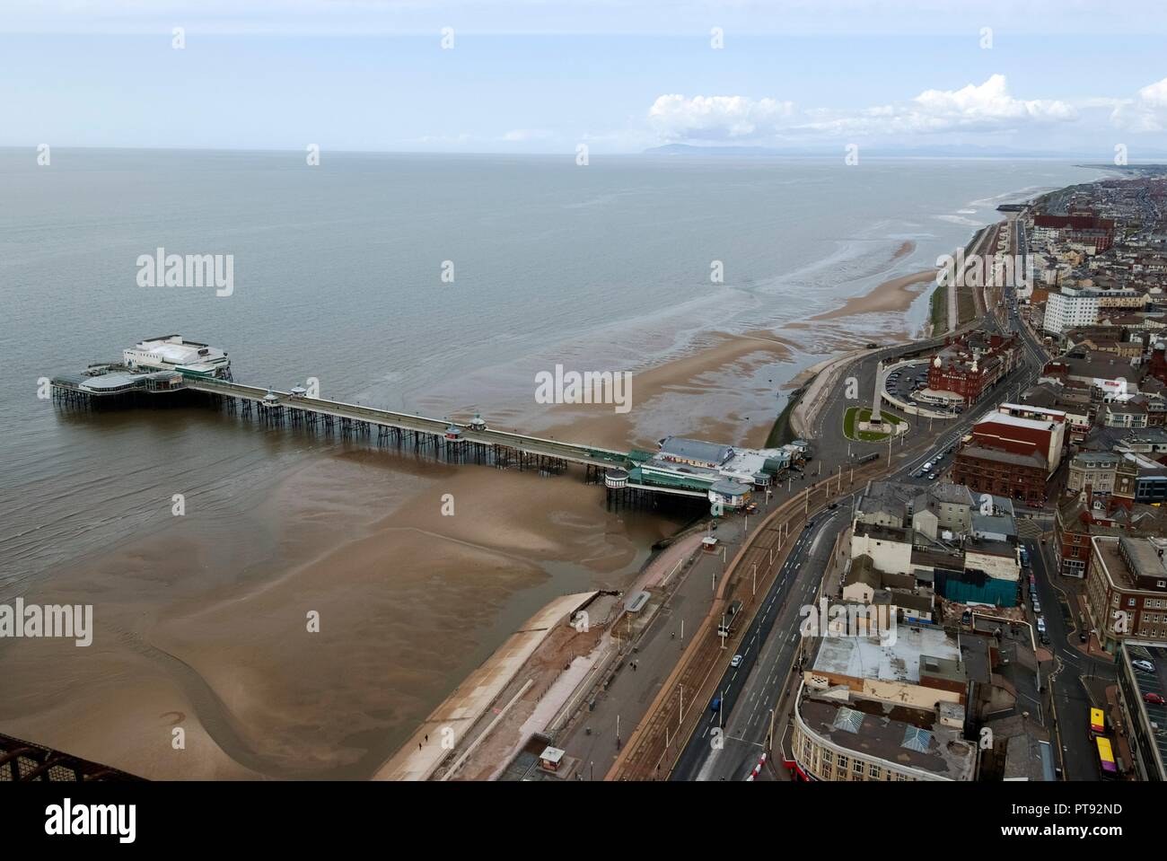 View from the top of blackpool tower hi-res stock photography and ...
