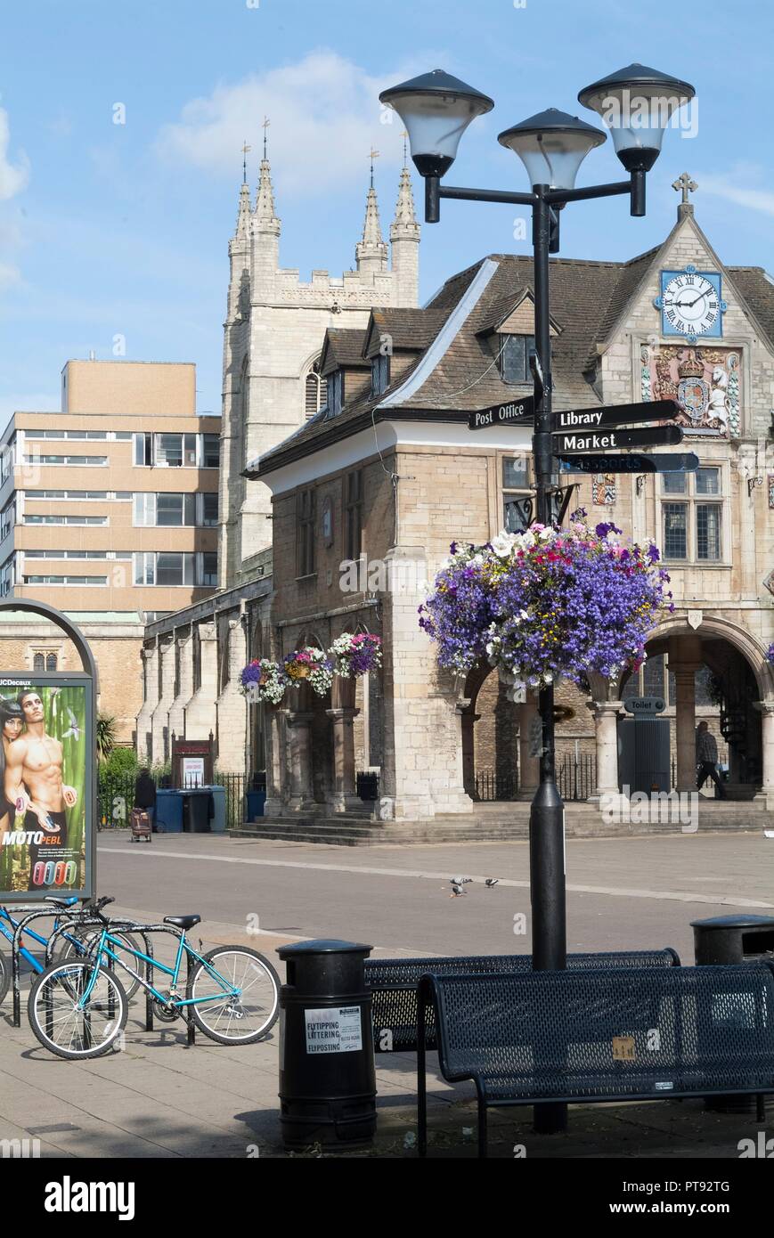 Peterborough City Market Peterborough Cambridgeshire Stock Photos ...