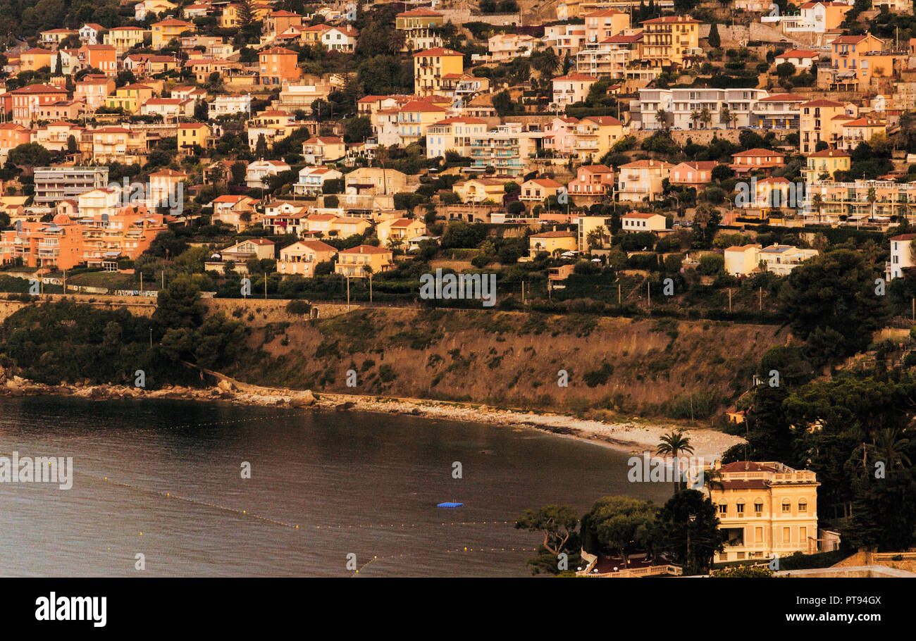 Roquebrune cap martin sunset hi-res stock photography and images - Alamy