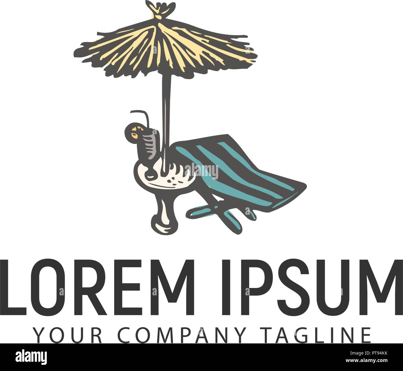 Creative travel concept vacation Stock Vector Images - Alamy