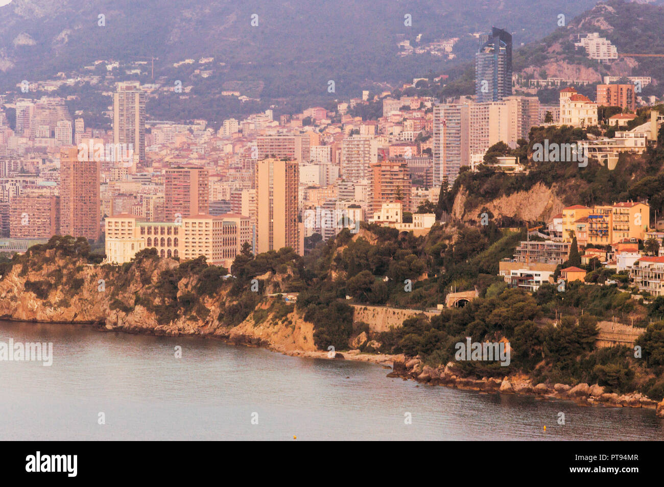 Palaces and skyscrapers of Montecarlo, principality of Monaco just ...