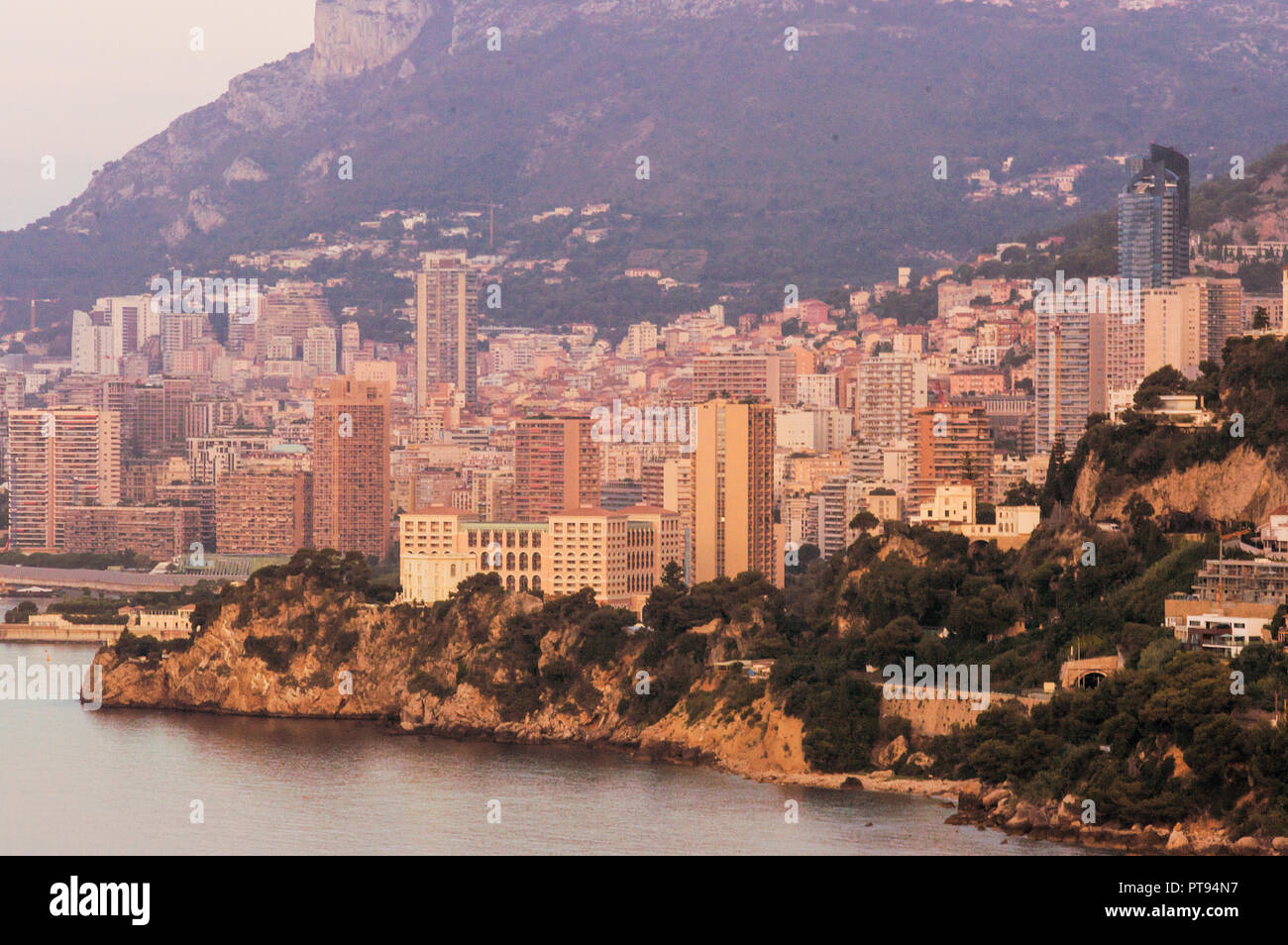 Palaces and skyscrapers of Montecarlo, principality of Monaco just ...