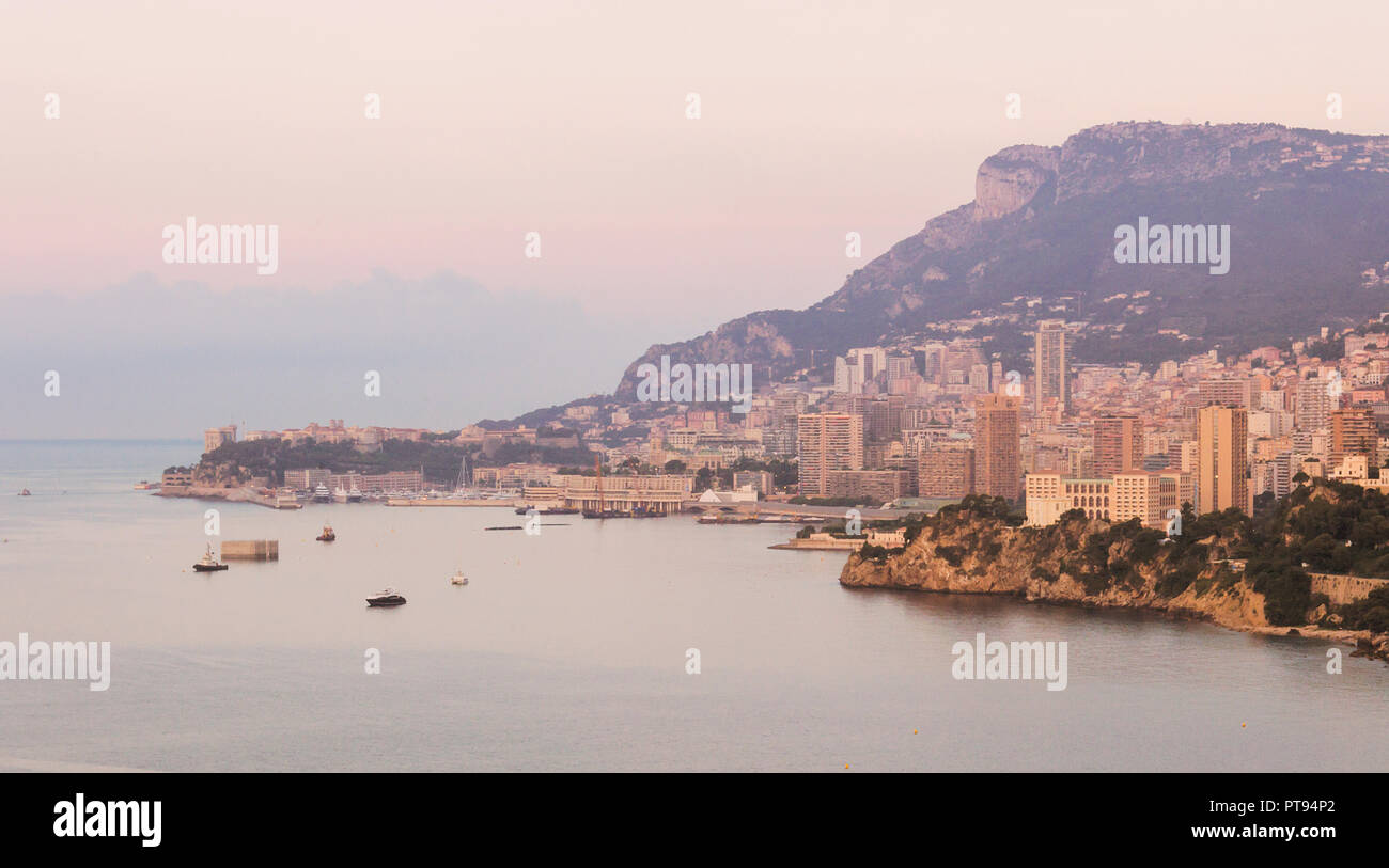 Palaces and skyscrapers of Montecarlo, principality of Monaco just ...