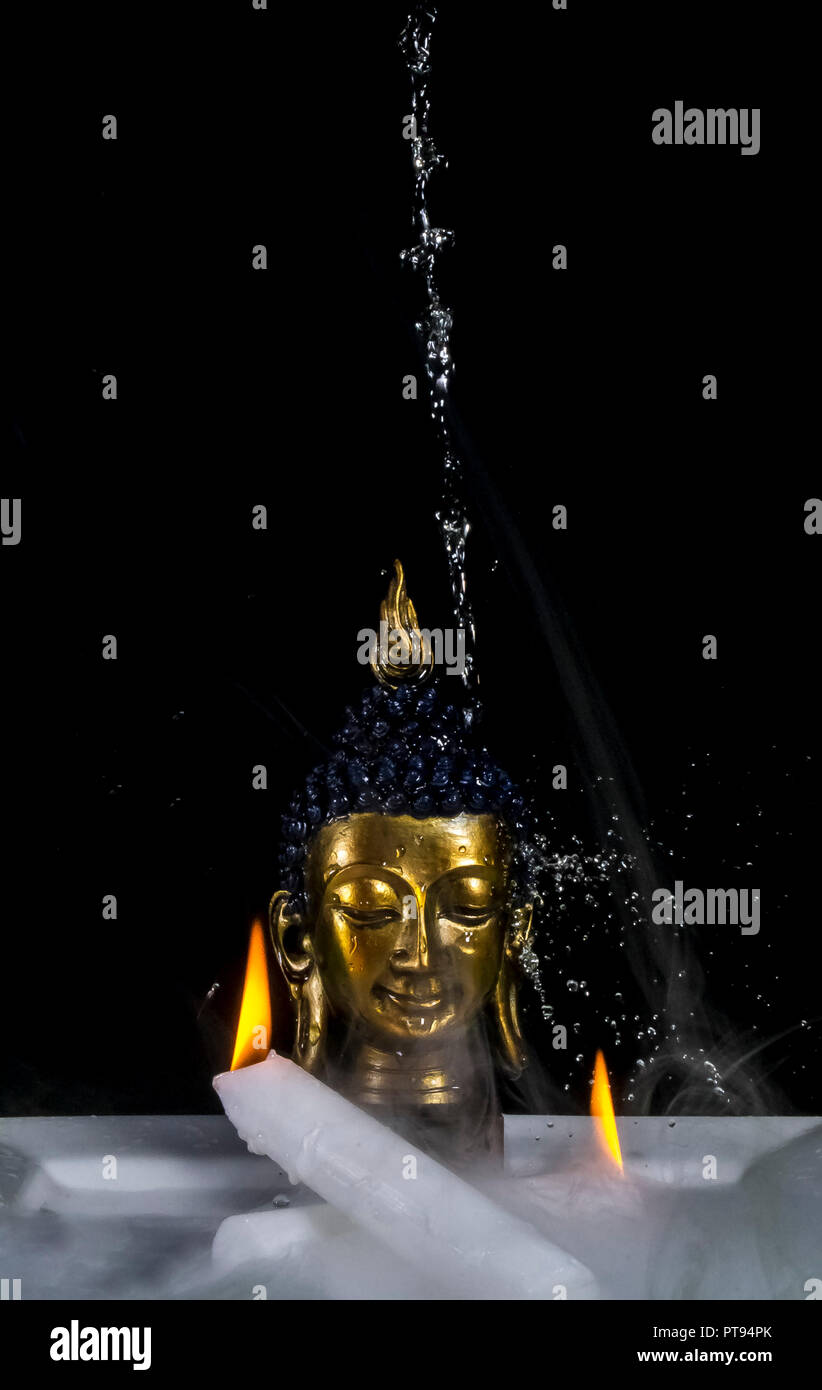 Buddha fire and water hi-res stock photography and images - Alamy