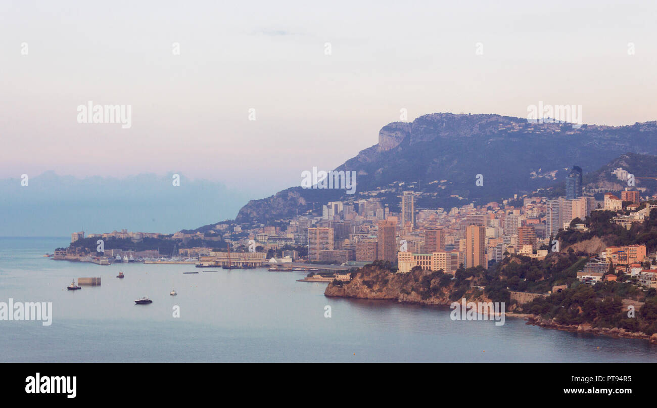 Palaces and skyscrapers of Montecarlo, principality of Monaco just ...