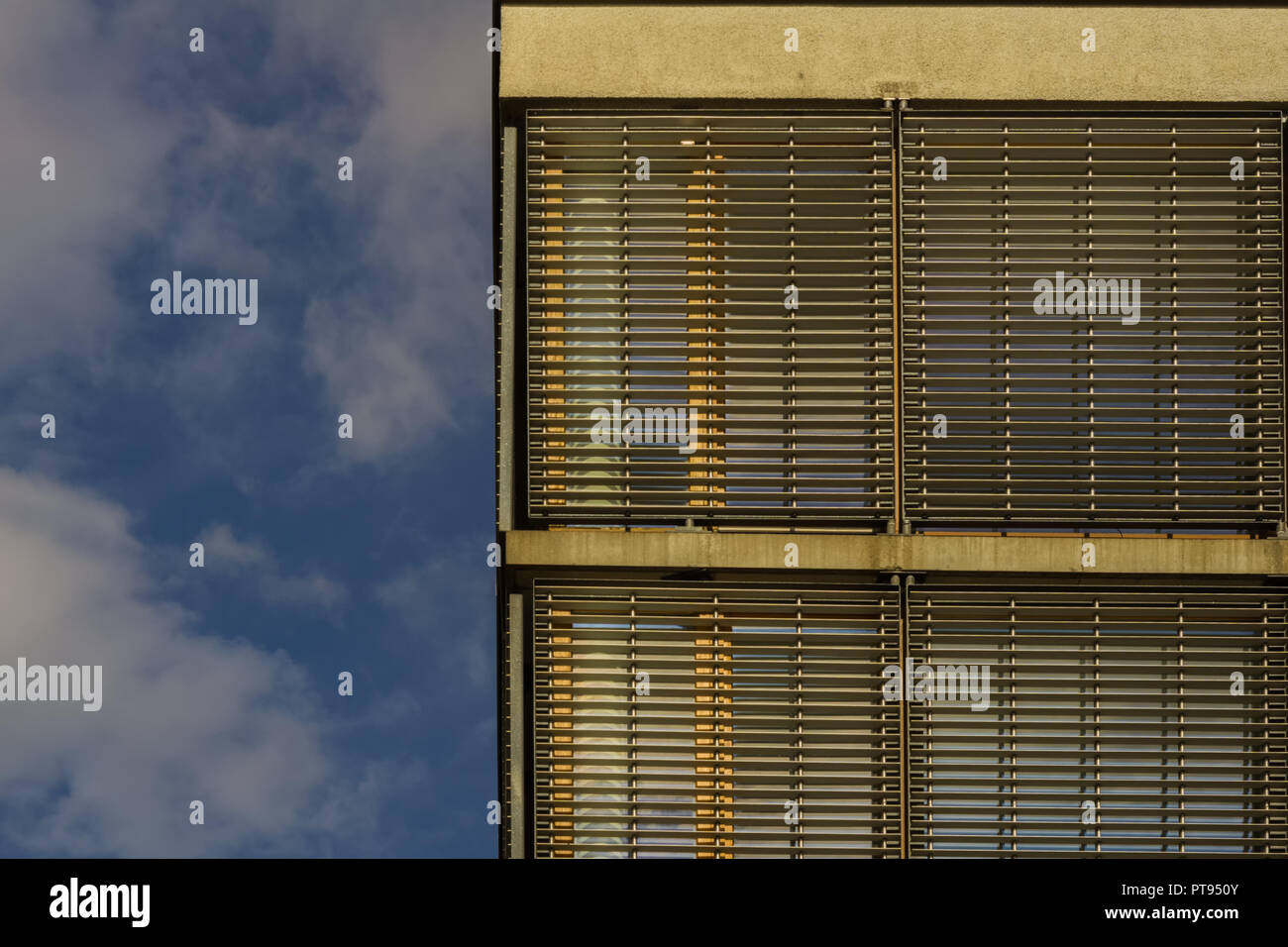 The upper part of an office building Stock Photo - Alamy