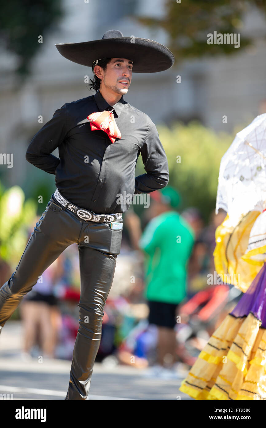 Washington, D.C., USA - September 29, 2018: The Fiesta DC Parade ...