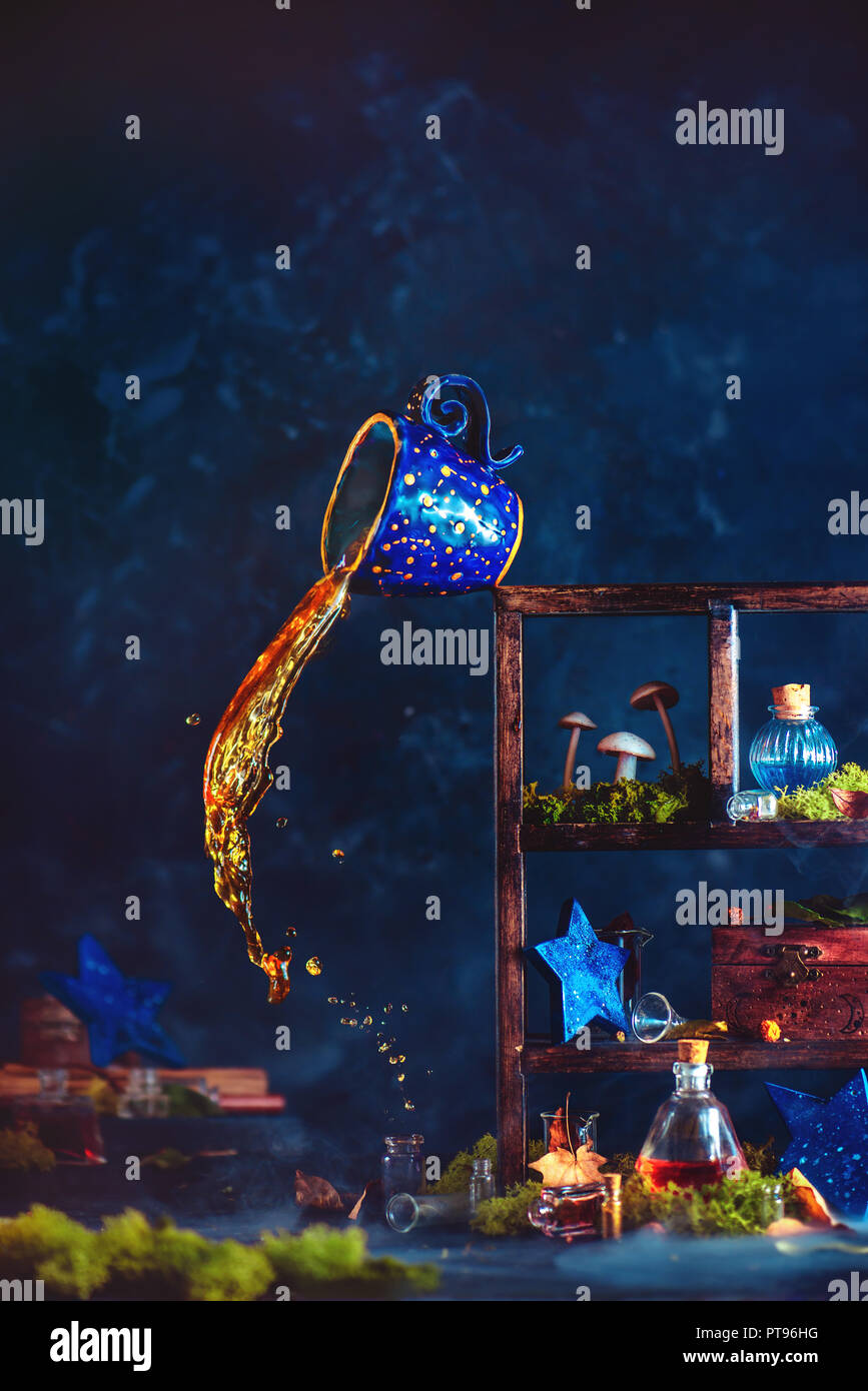 Cup of enchanted tea hi-res stock photography and images - Alamy