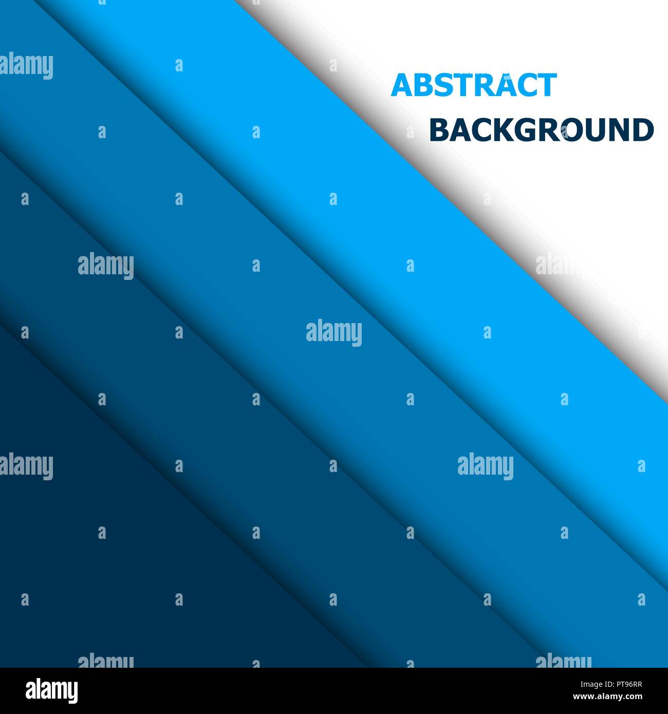 Blue paper overlap layer for text and background design, stock vector ...