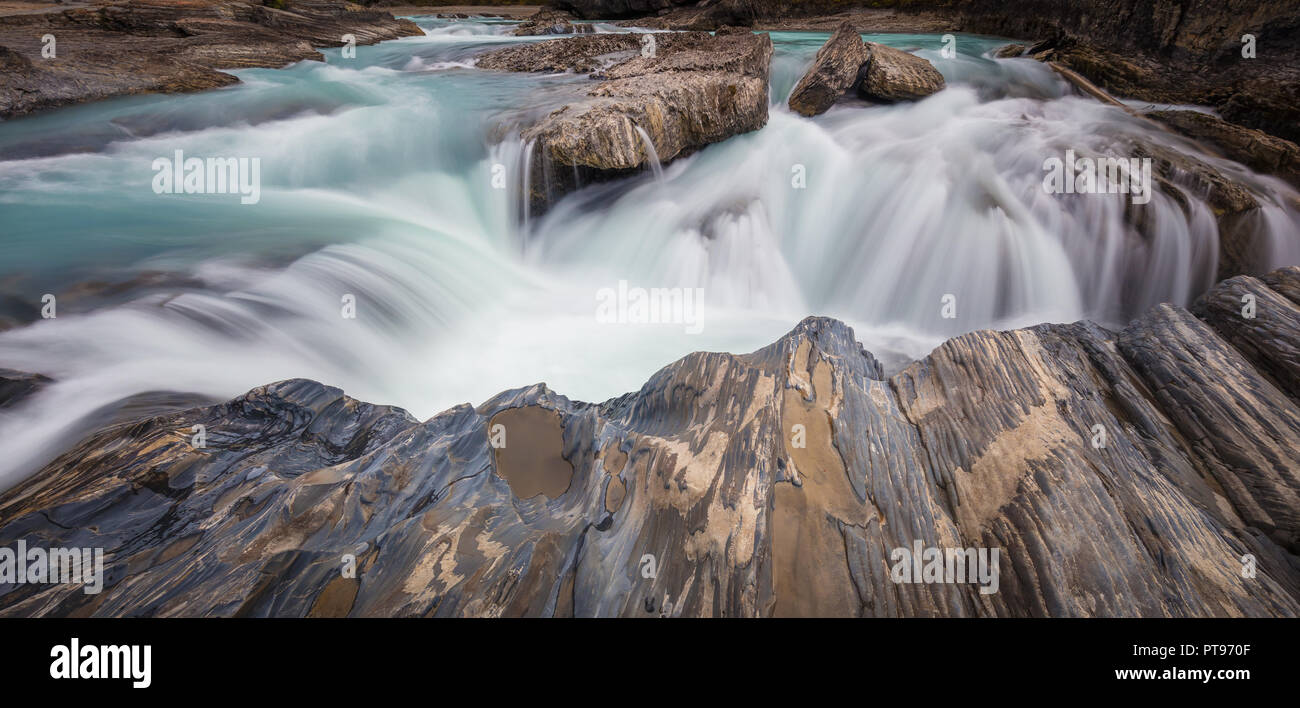 Natural Bridge in Yoho National Park, British Columbia, Canada Stock ...