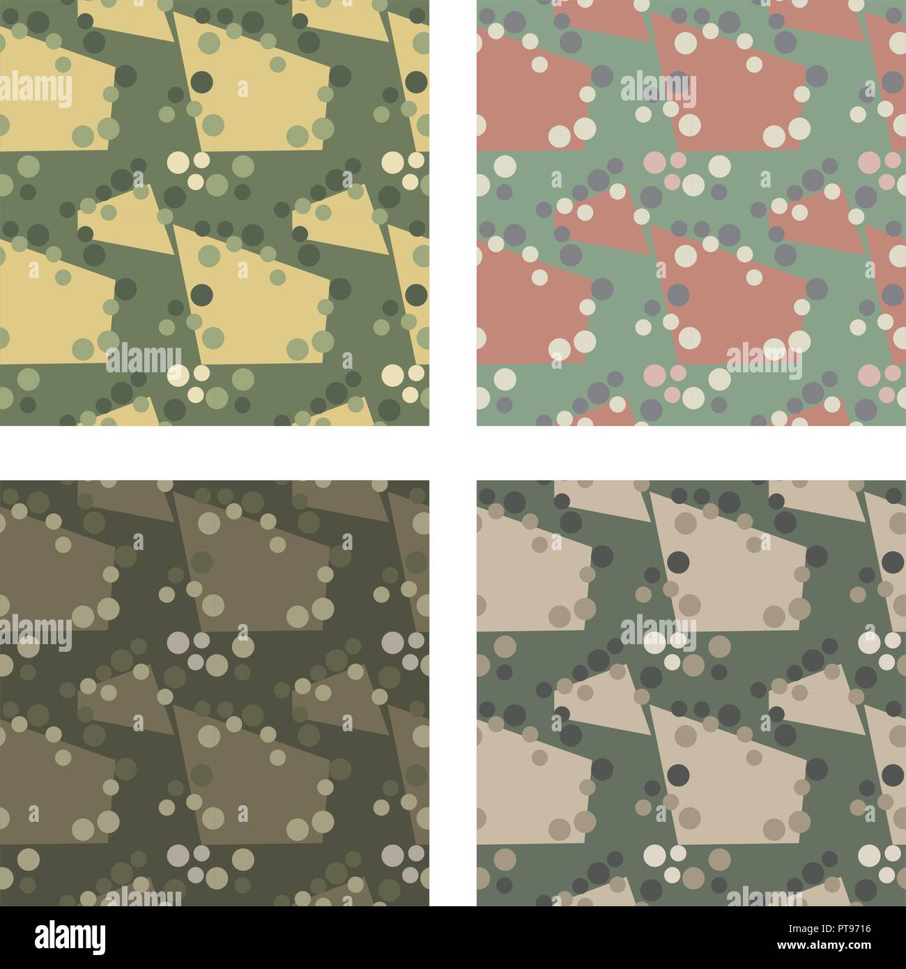 camouflage pattern design with different color Stock Vector Image & Art ...
