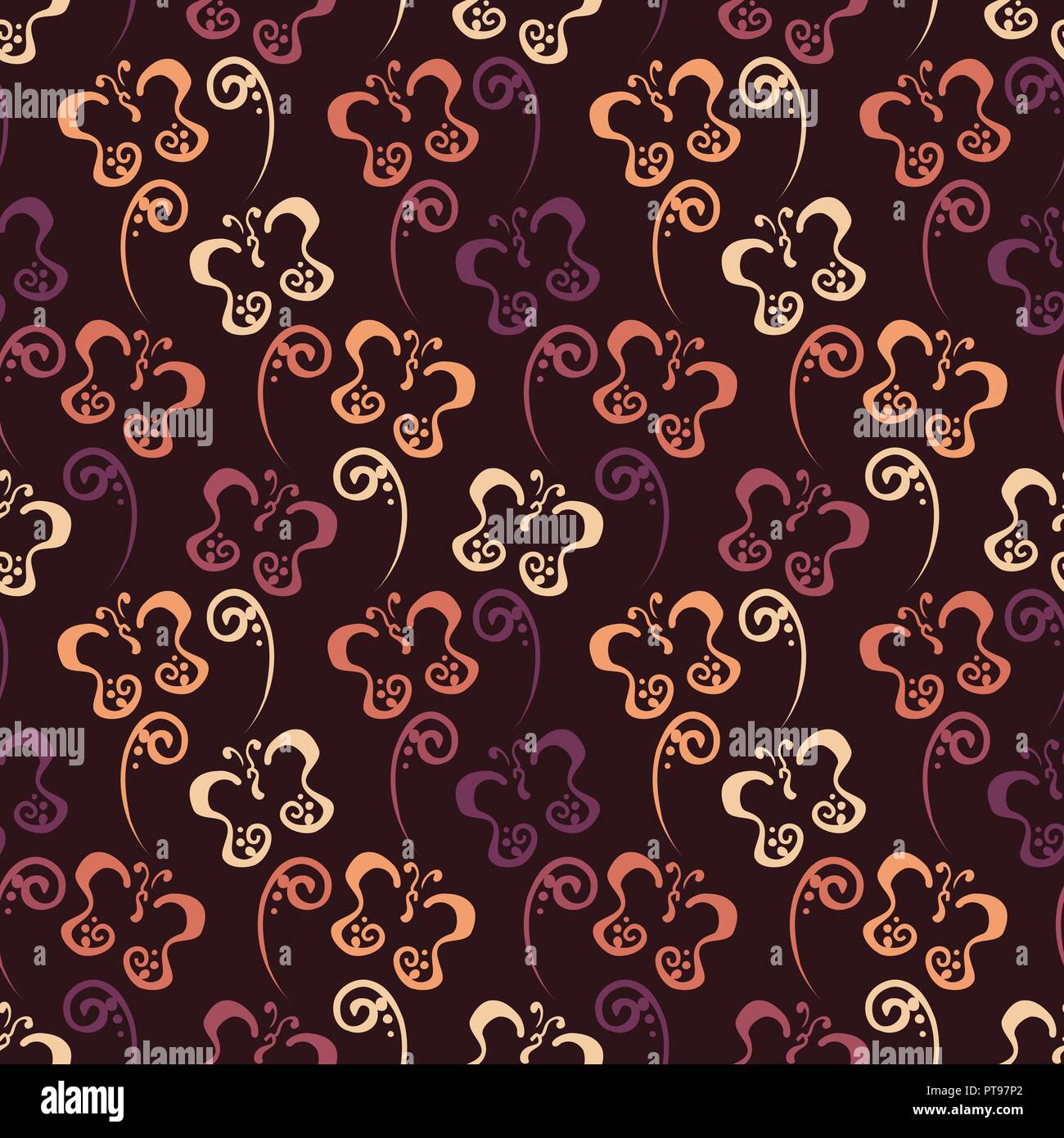 Stylized butterfly pattern hi-res stock photography and images - Alamy