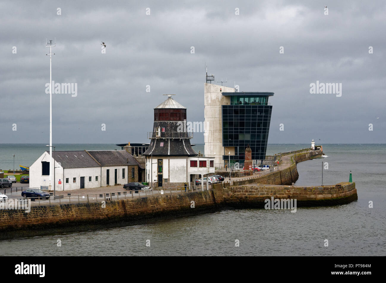 Aberdeen harbour control tower hi-res stock photography and images - Alamy