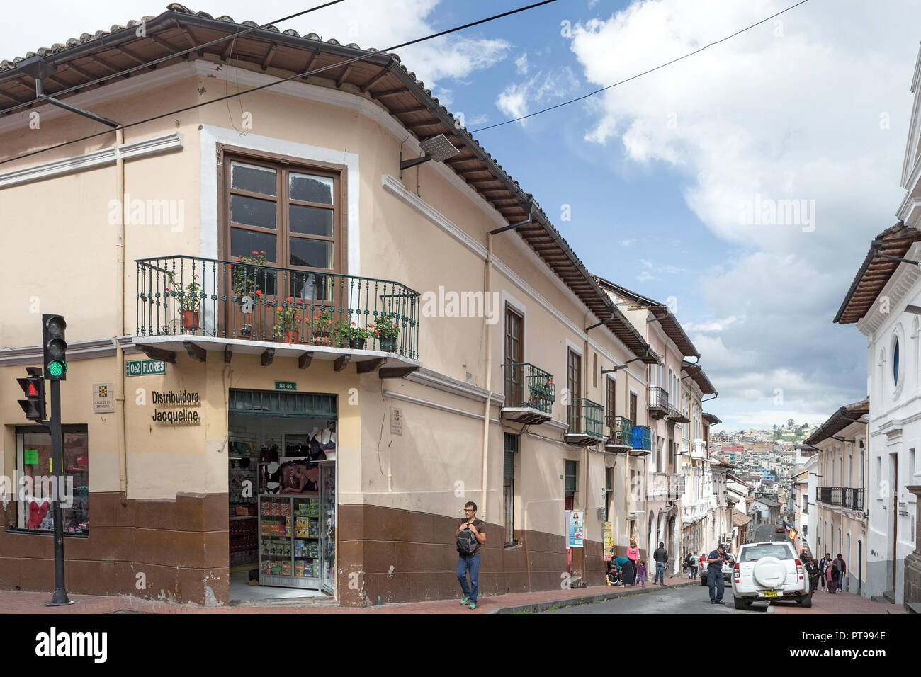 UNESCO World heritage Centre Quito Ecuador Stock Photo - Alamy
