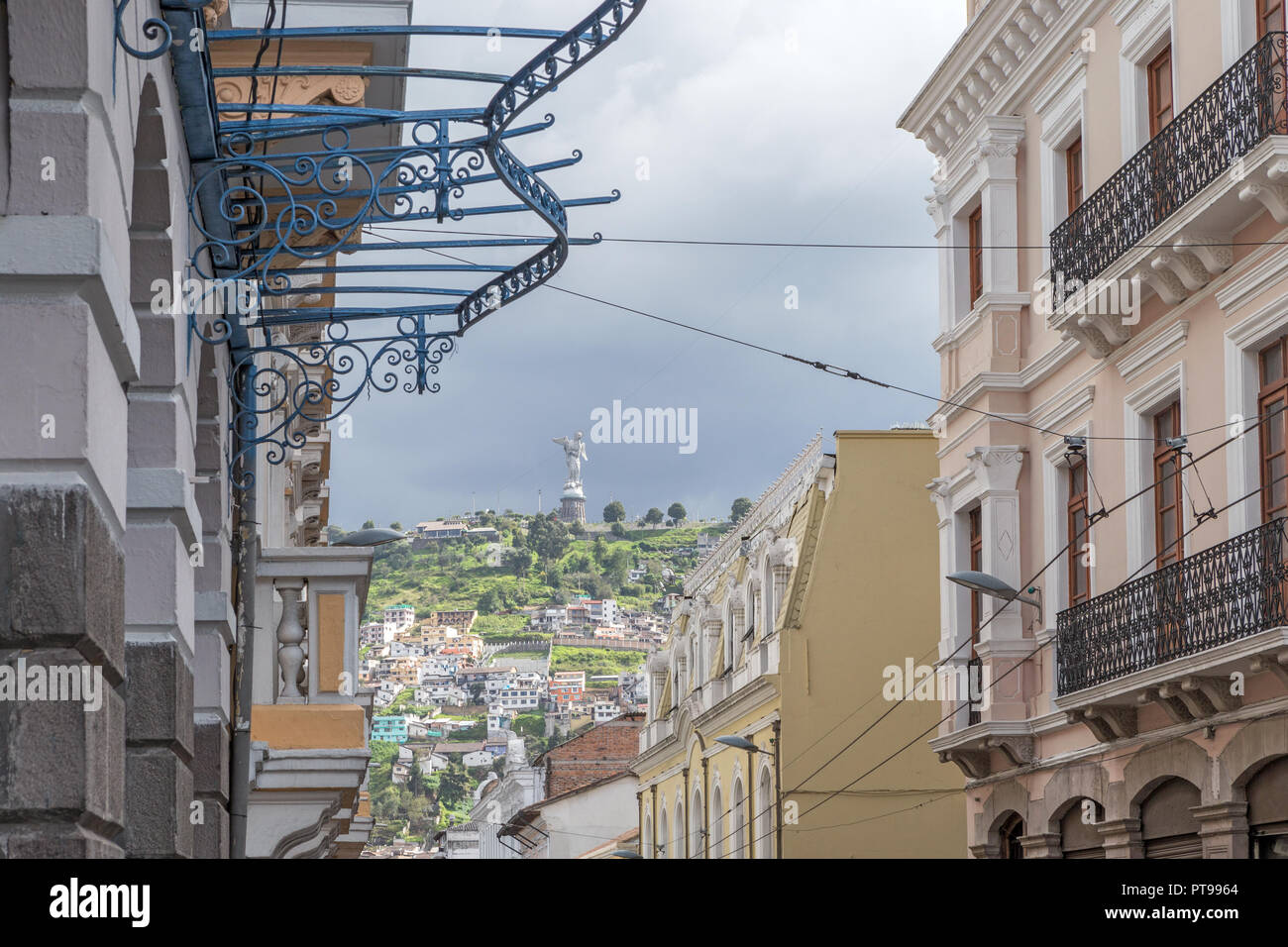 El Panecillo Monument to the Virgin of Quito Ecuador UNESCO World ...