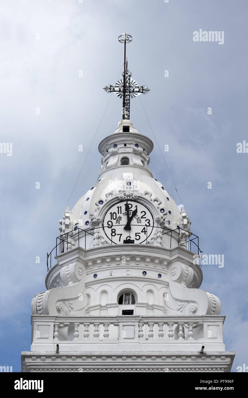 Santo Dominigo church clock tower, Plaza del Santo Dominigo, UNESCO ...