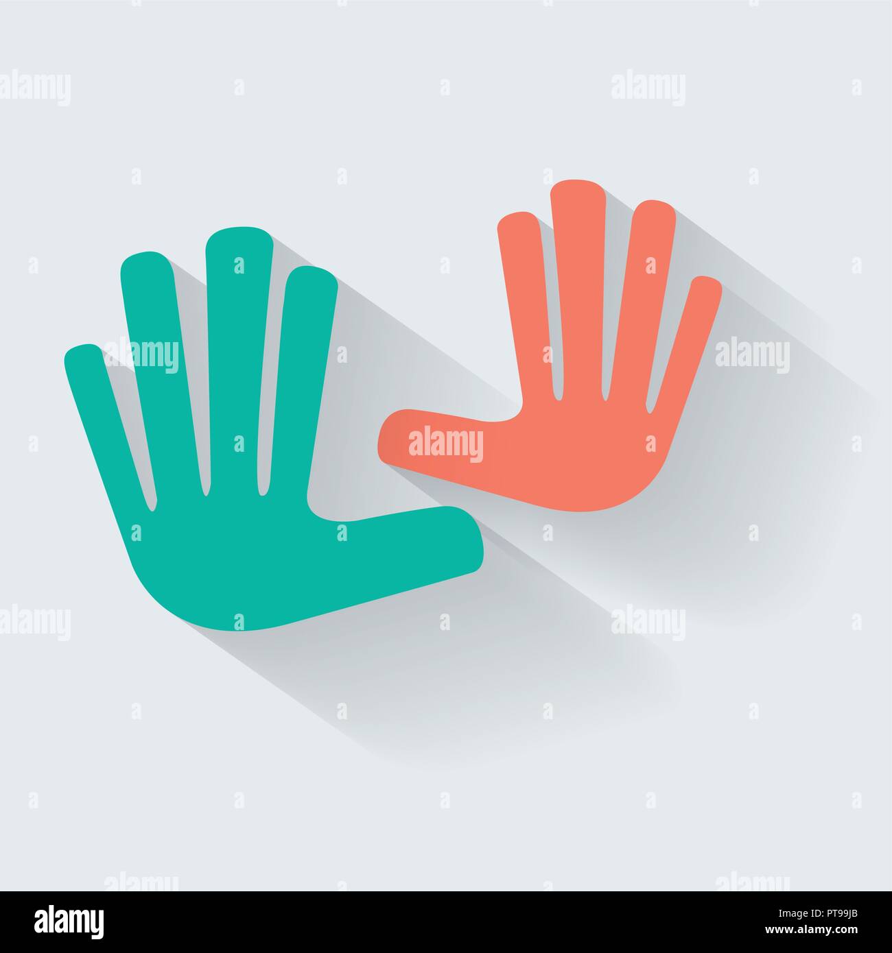 Vector hands touching Stock Vector Image & Art - Alamy