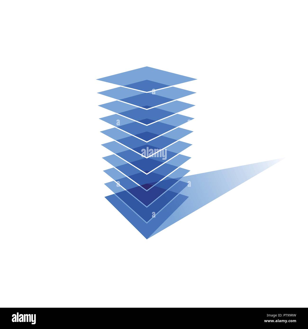 Skyscraper in the build Cut Out Stock Images & Pictures - Alamy