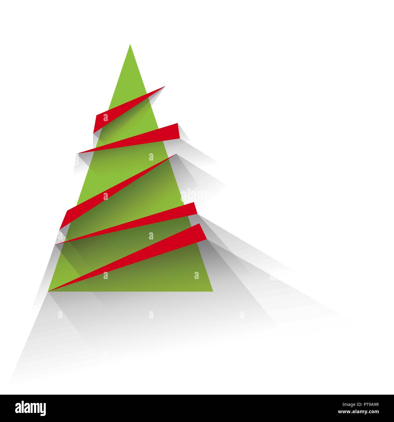 Abstract christmas tree, flat design Stock Vector Image & Art - Alamy