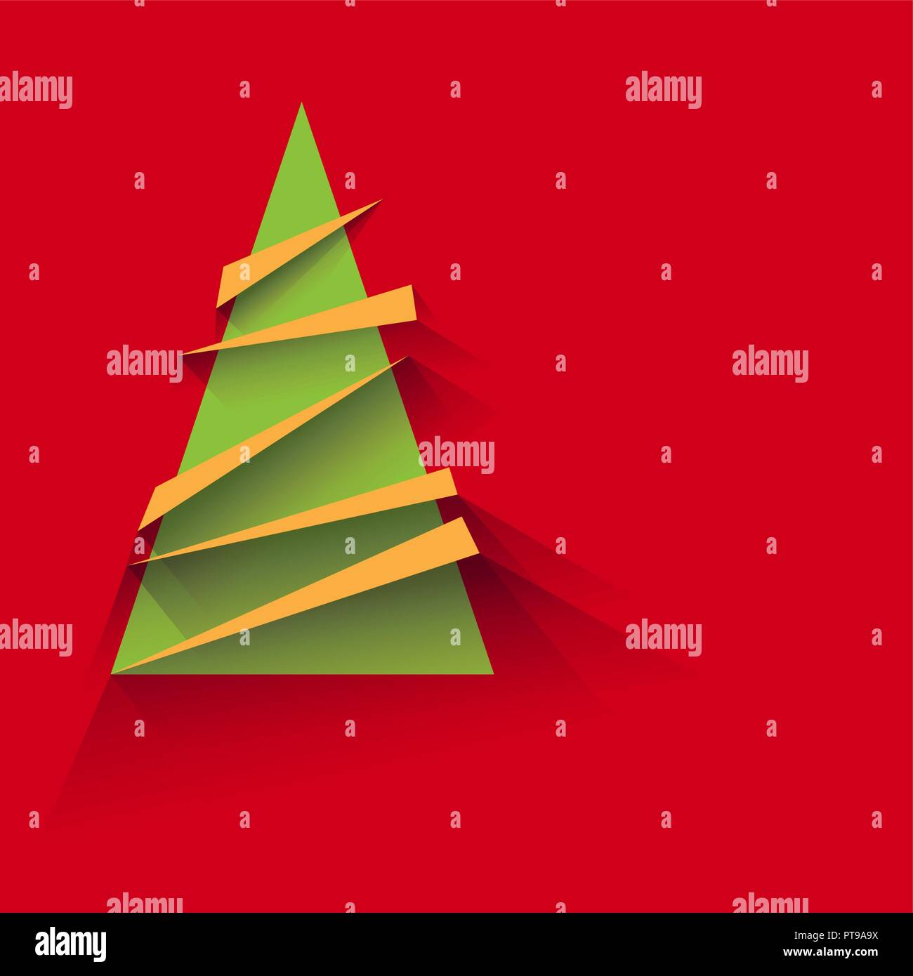 Tree flat design hi-res stock photography and images - Alamy