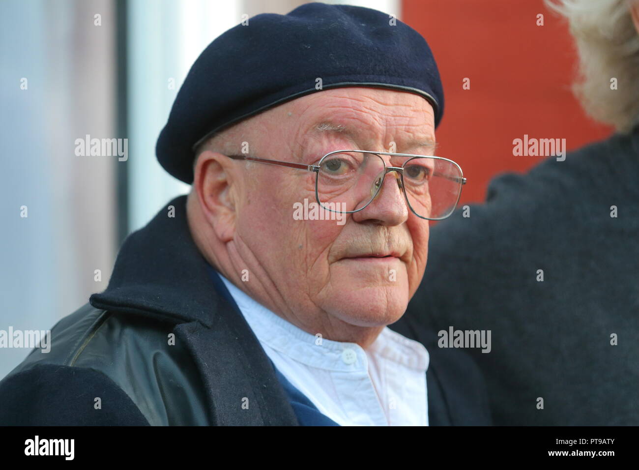 Actor Tim Healy on the film set of Still Open All Hours in Doncaster ...