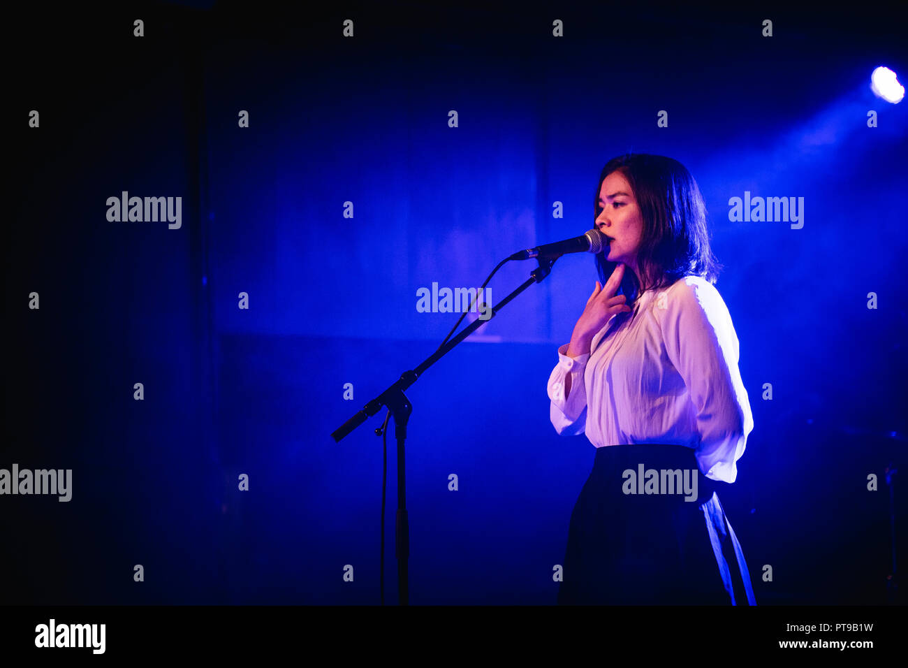 Denmark, Copenhagen - October 5, 2018. The American-Japanese singer ...