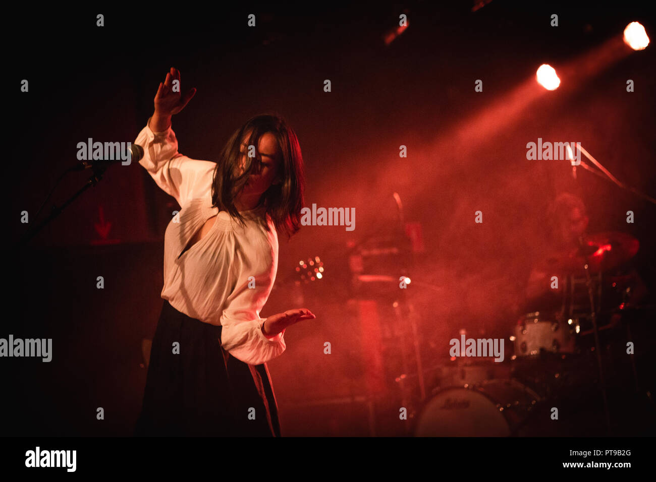 Denmark, Copenhagen - October 5, 2018. The American-Japanese singer ...