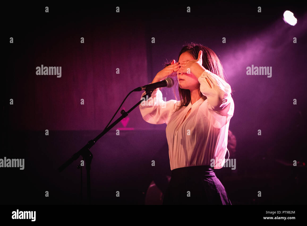 Denmark, Copenhagen - October 5, 2018. The American-Japanese singer ...