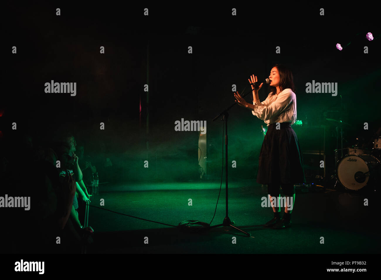 Denmark, Copenhagen - October 5, 2018. The American-Japanese singer ...