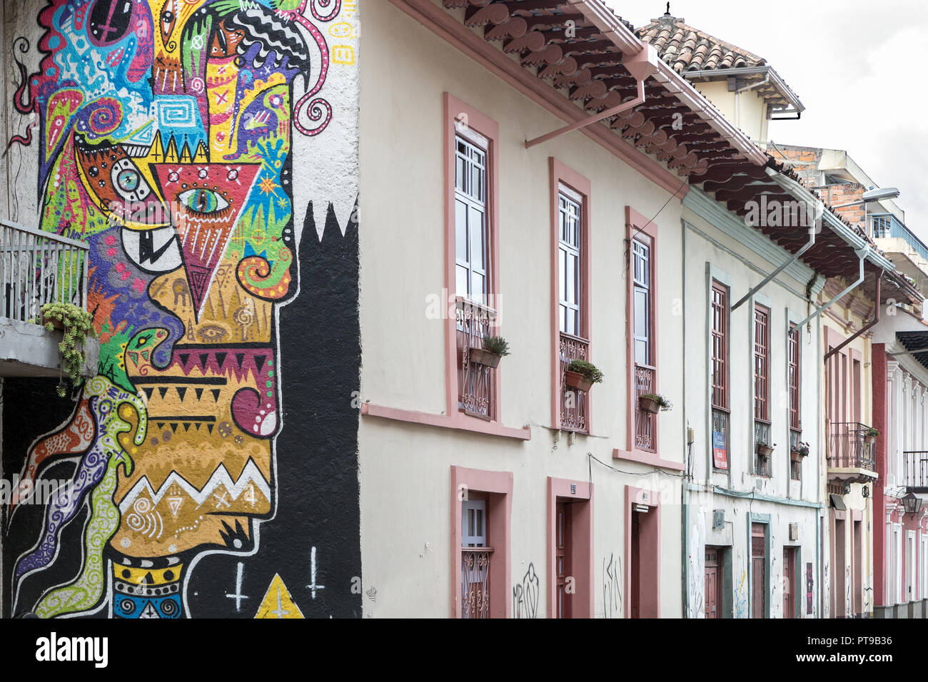 Mural - Cuenca Ecuador Stock Photo - Alamy