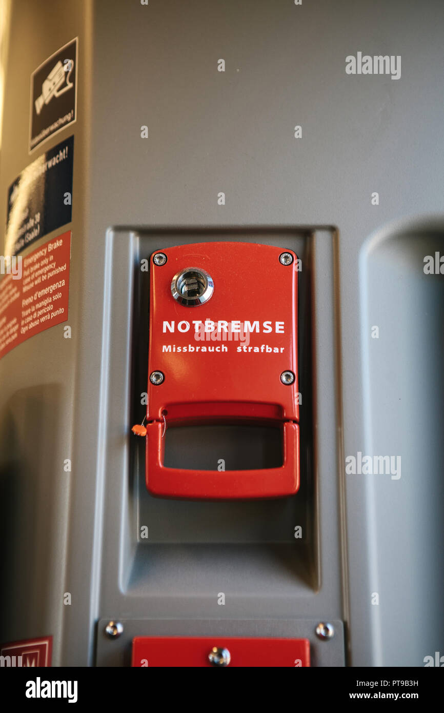 Emergency brake lever hi-res stock photography and images - Alamy