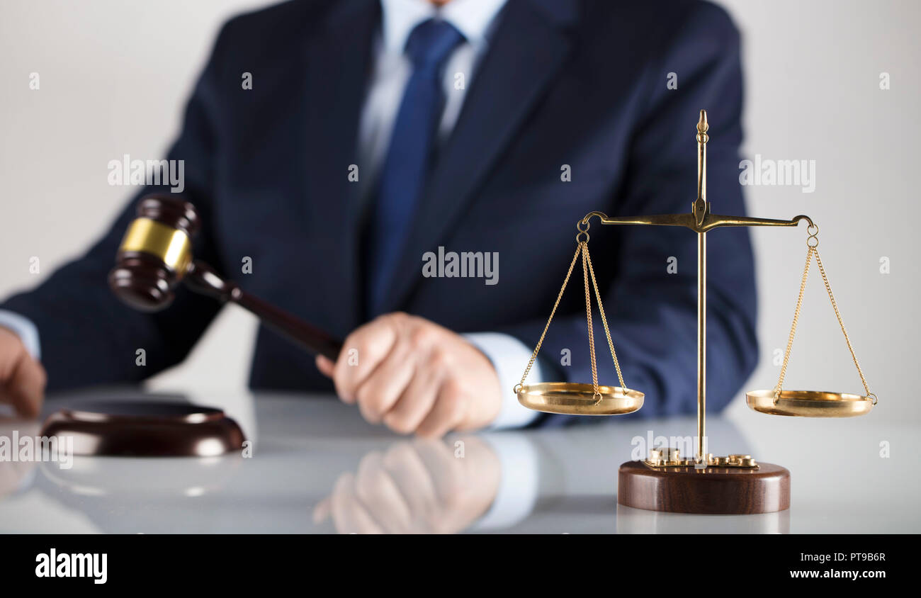 Justice concept judge sitting on hi-res stock photography and images ...