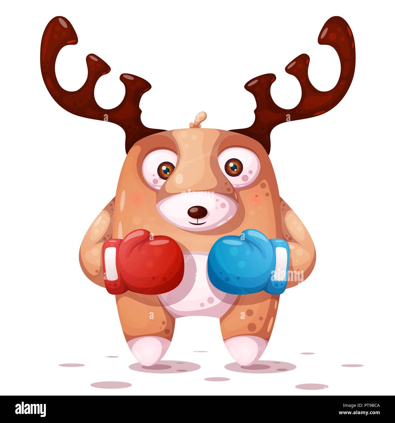 Boxing deer hi-res stock photography and images - Alamy