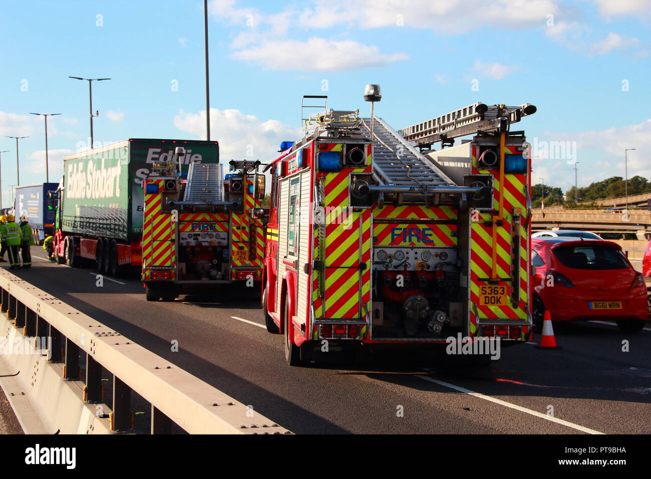 Fire engine rescue dennis hi-res stock photography and images - Alamy