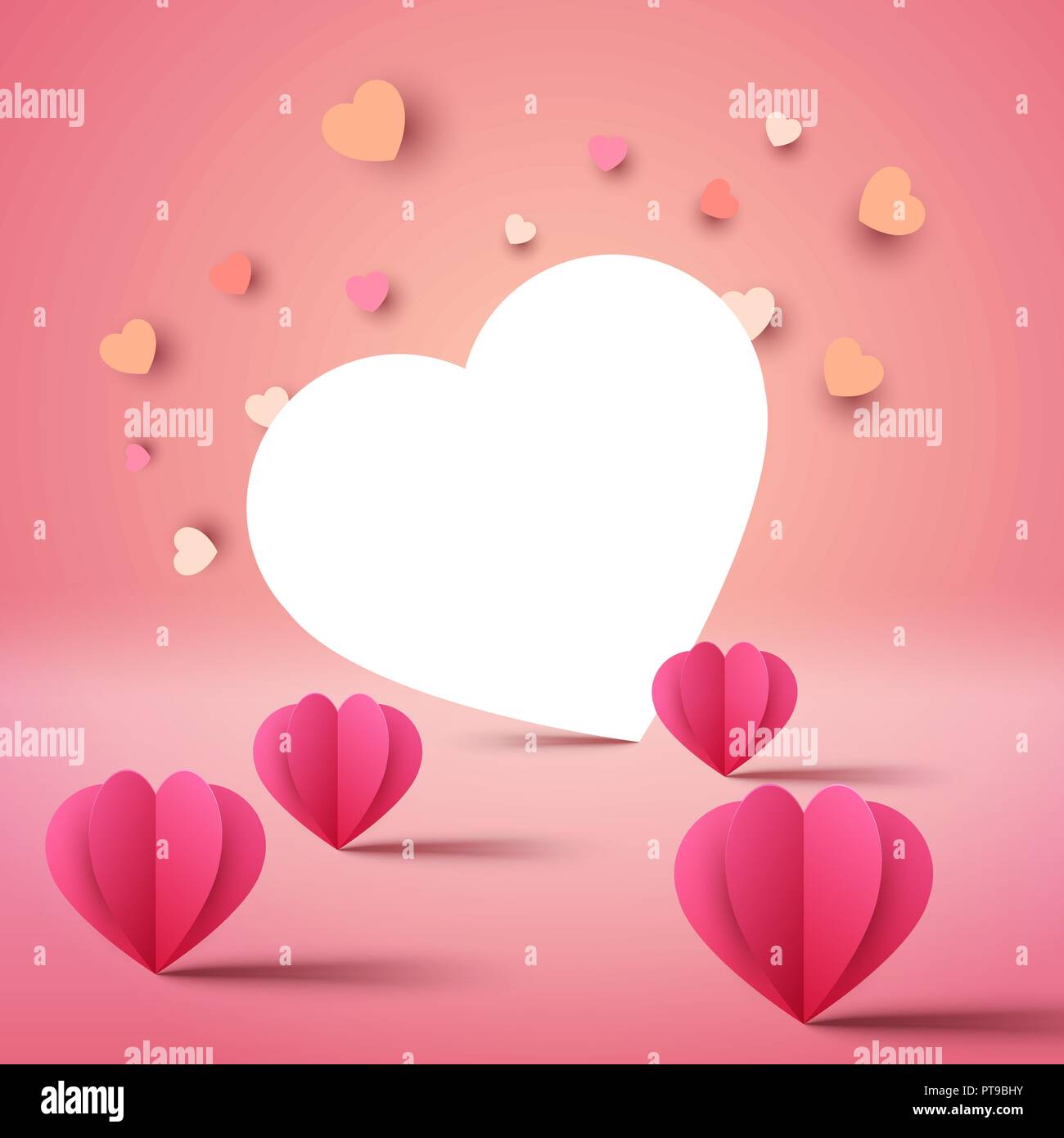 Valentine day template. Love and heart Stock Vector Image & Art - Alamy