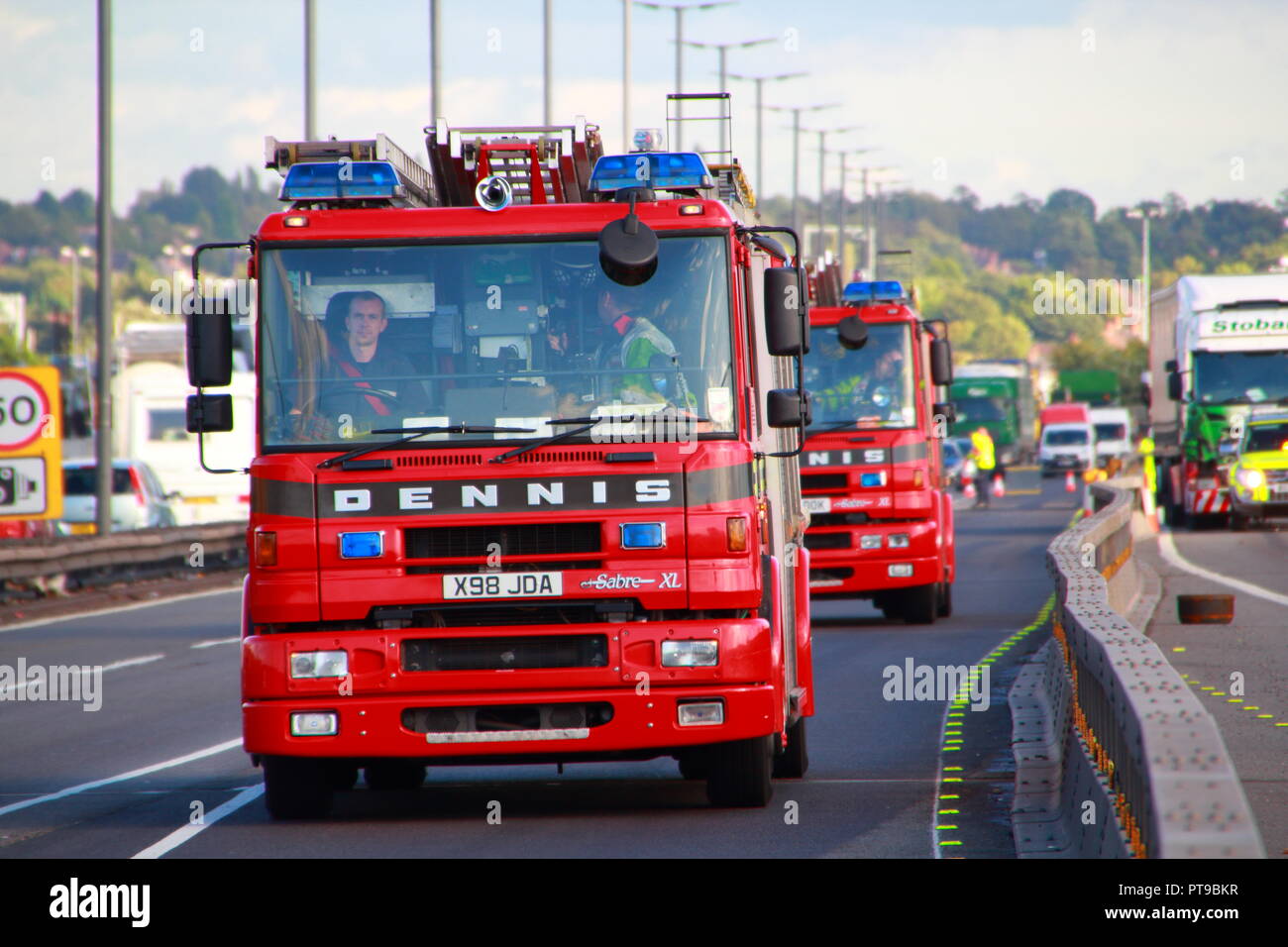 Dennis fire truck hi-res stock photography and images - Alamy