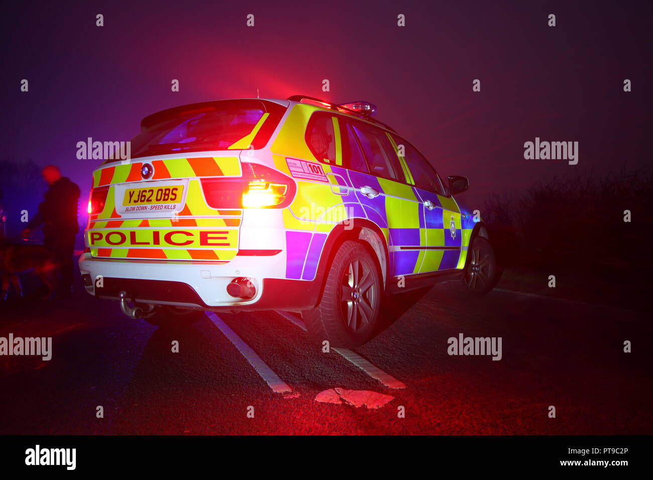 The scene at an accident black spot in Swillington, Leeds, where a car ...