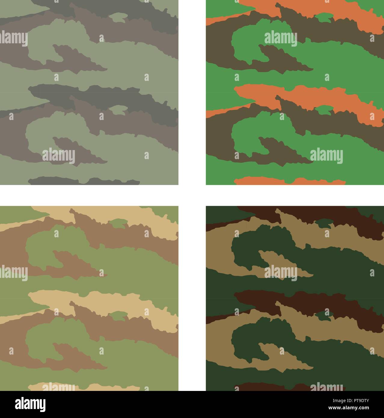 camouflage pattern design with different color Stock Vector Image & Art ...