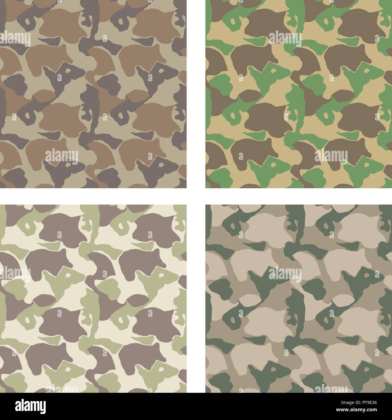 camouflage pattern design with different color Stock Vector Image & Art ...