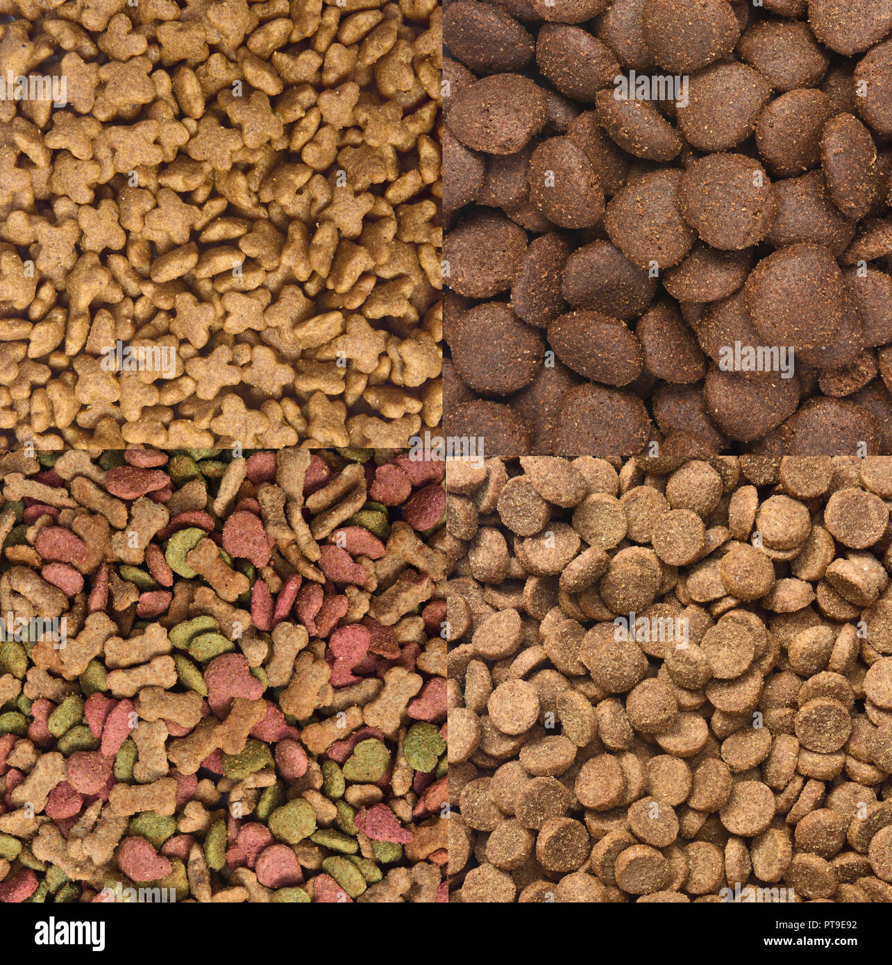 different types of dog food Stock Photo - Alamy
