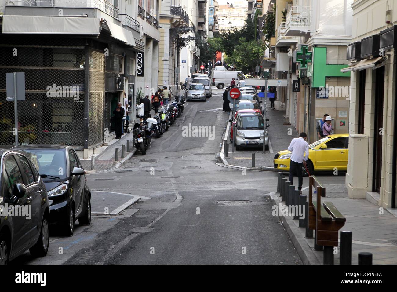 Streets of Athens Stock Photo - Alamy