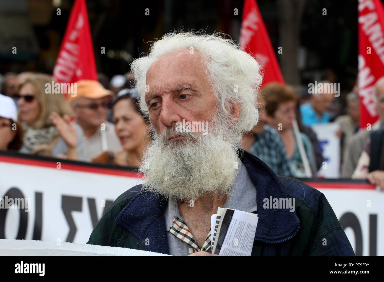 Portrait old greek man moustache hi-res stock photography and images ...