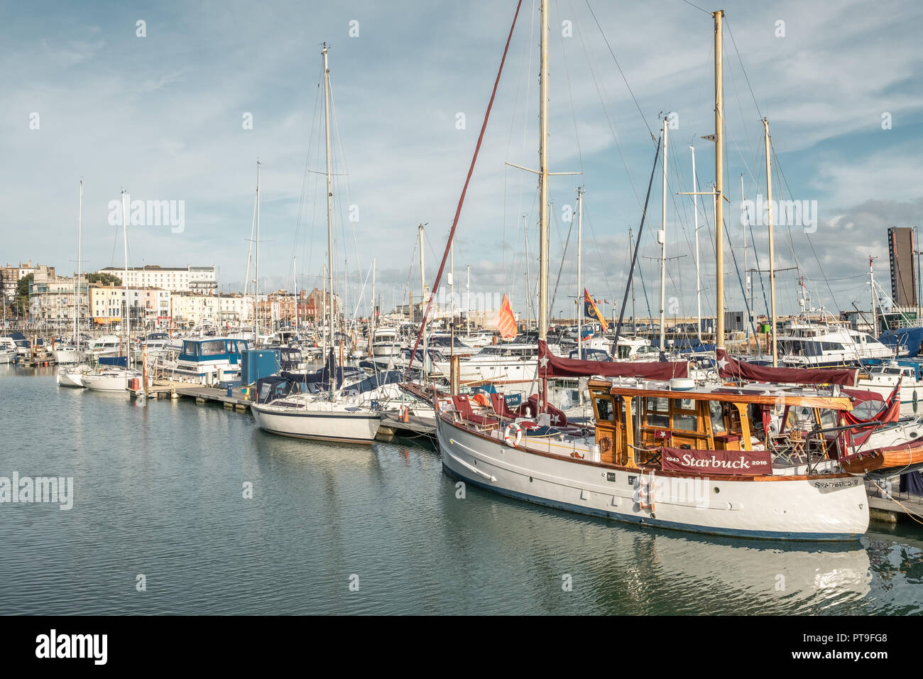 Ramsgate Harbour & Marina, Kent, UK Stock Photo - Alamy
