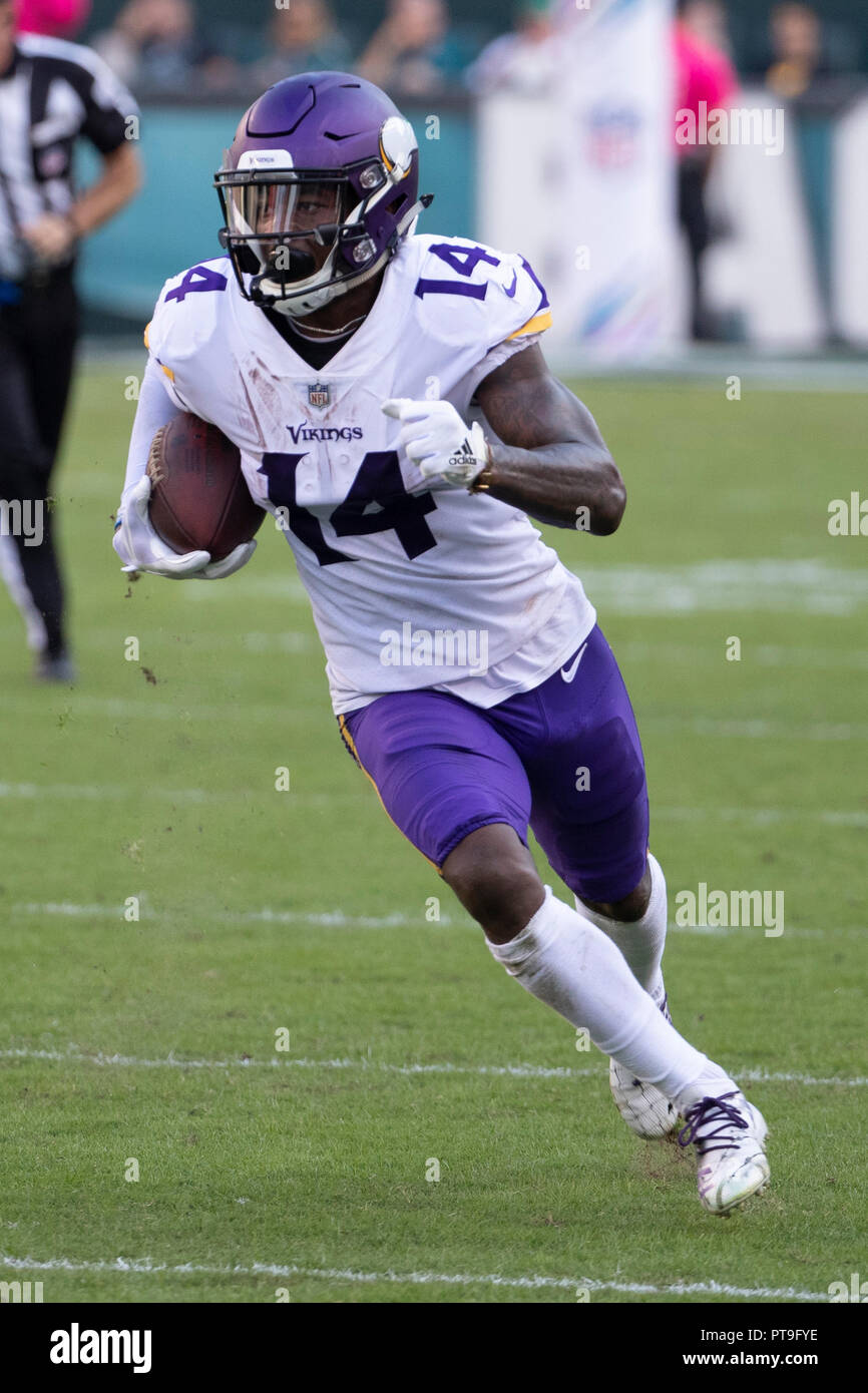 Philadelphia, Pennsylvania, USA. 7th Oct, 2018. Minnesota Vikings wide ...