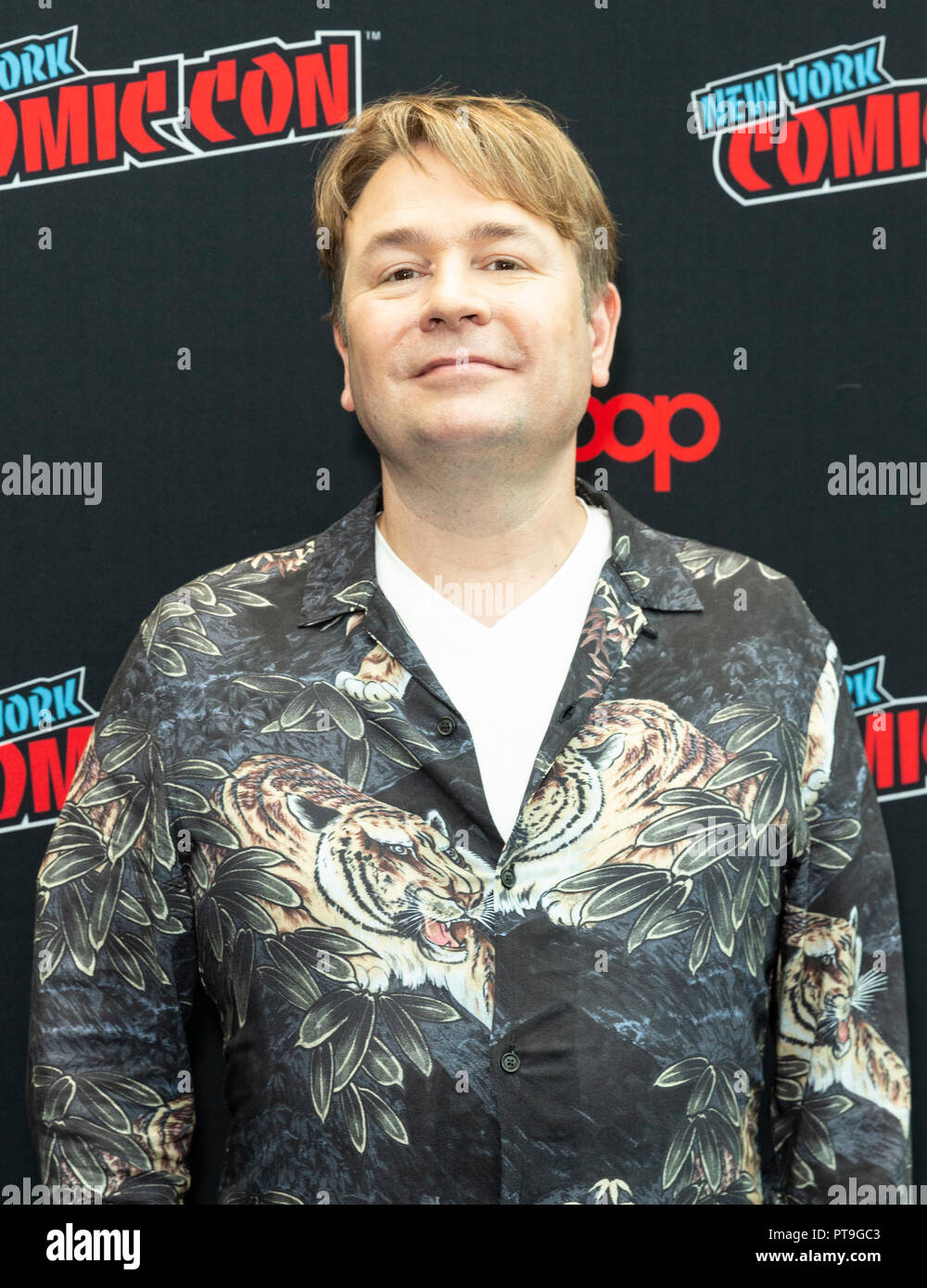 New York, NY - October 7, 2018: Matt Strevens attends photocall for ...