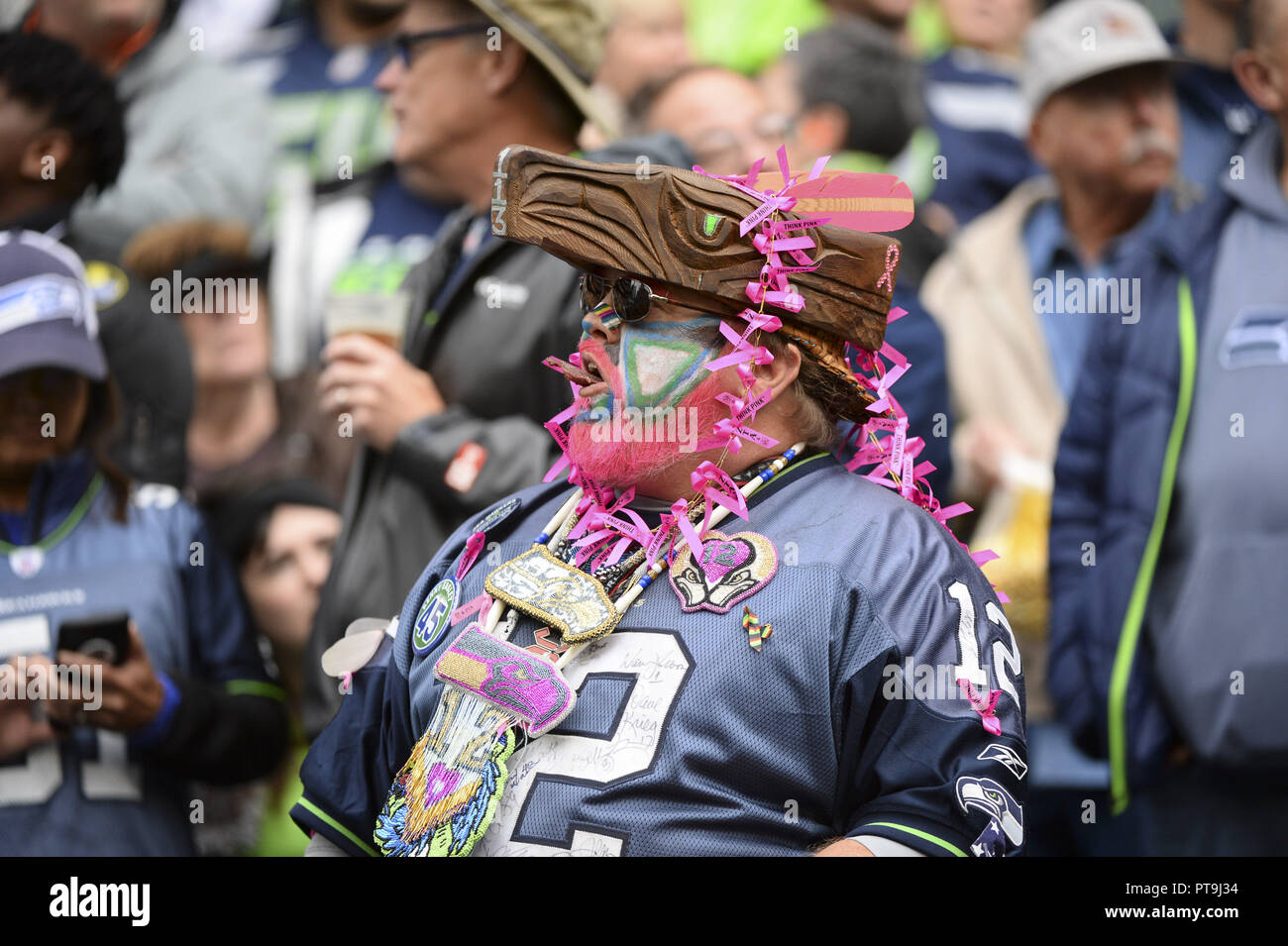Seahawk fan hi-res stock photography and images - Alamy
